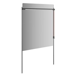 Vitra Equal LED-Leuchtspiegel 64105 80,3 x 94,5 cm, Beleuchtung oben
