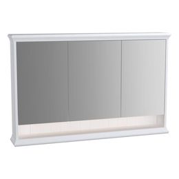 Vitra Valarte LED-Spiegelschrank 62237 118x17x76cm, 3 Spiegelt&uuml;ren, Korpus wei&szlig; matt