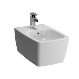 Vitra Metropole Wand-Bidet 5675B003-1046 &Uuml;berlauf, 1 Hahnloch mittig, 36x56cm, wei&szlig;