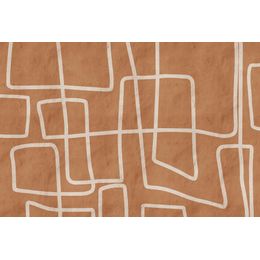Livingwalls Fototapete LIVING WALLS "Walls by Patel Serengeti", orange, B:4m L:2,7m, Vlies, Tapeten, Vlies, Wand