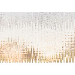 Fototapete ARCHITECTS PAPER "Atelier 47 Vibes Artwork 1", grau (hellgrau, creme, kupferfarben), B:4m L:2,7m, Vlies, Tapeten, Vlies, Wand, Schr&auml;ge, Decke