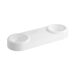 Vitra Liquid Doppelwaschtisch 7313B403-0016 119x39,5x15cm, ohne &Uuml;berlauf, wei&szlig; hochglanz VC, ohne Hahnloch