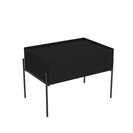 Vitra Equal Unterschrank 64107 63 x 42 cm, wandh&auml;ngend, bodenstehend, mit Korpus schwarz-eiche
