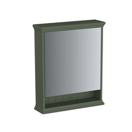 Vitra Valarte LED-Spiegelschrank 65831 63x17x76, rechts, 1 Spiegelt&uuml;r, Korpus Vintage gr&uuml;n, lackiert