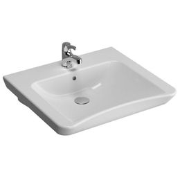 Vitra Conforma Waschtisch 5289B003-0001 60x54,5/51cm, wei&szlig;, &Uuml;berlauf/Hahnloch mittig