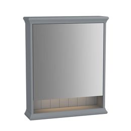 Vitra Valarte LED-Spiegelschrank 62226 63x17x76, links, beleuchtete offene Ablage, Korpus grau matt
