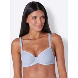 Viania sheego Gro&szlig;e Gr&ouml;&szlig;en T-Shirt-BH mit B&uuml;gel , aus Spacer-Material, hellblau, Gr&ouml;&szlig;e 100C - Damen
