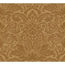 Vliestapete ARCHITECTS PAPER "Luxury wallpaper", gold, B:0,52m L:10,05m, Vinyl, Vlies, Tapeten, Ornament Tapete Barock Tapeten Wohnzimmer Schlafzimmer K&uuml;che modern