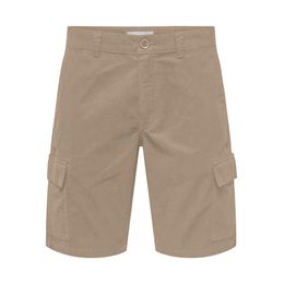 Only & Sons Cargoshorts ONLY & SONS "ONSTURIN SLIM TWILL CARGO SHORTS OTL", Herren, Gr. S, N-Gr, grau (chinchilla), Web, Obermaterial: 65% Baumwolle, 35% Polyester, unifarben, slim fit knielang, Hosen