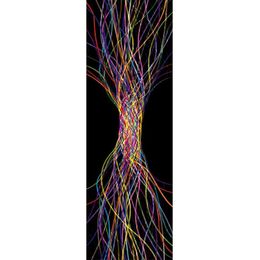 Fototapete ARCHITECTS PAPER "Cable Tangle Black", bunt (bunt, schwarz), B:1m L:2,8m, Vlies, Tapeten, Vlies, Wand, Schr&auml;ge
