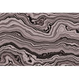 Livingwalls Fototapete LIVING WALLS "Walls by Patel Onyx 3", rosa (braun), B:4m L:2,7m, Vlies, Tapeten, Vlies, Wand, Schr&auml;ge