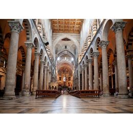 Fototapete papermoon "Kathedrale von Pisa", bunt, B:5m L:2,8m, Vlies, Tapeten