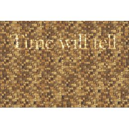 Fototapete ARCHITECTS PAPER "Atelier 47 Gold Amber", gelb (beige, braun, gelb), B:4m L:2,7m, Vlies, Tapeten, Vlies, Wand, Schr&auml;ge, Decke