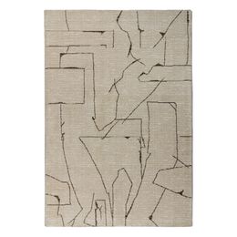 Teppich Kayoom "Napoli 536", creme, B:160cm H:18mm L:230cm, Polypropylen, Teppiche, Teppich, Kurzflor, Modernes Muster, Fu&szlig;bodenheizungsgeeignet, Wohnzimmer
