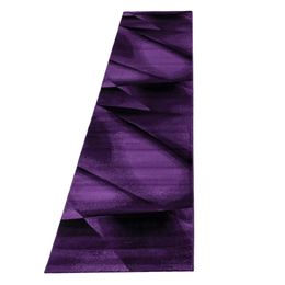 Teppich Ayyildiz Teppiche "MIAMI 6590", lila, B:80cm H:12mm L:300cm, Polypropylen, Teppiche, Teppich, L&auml;ufer, strapazierf&auml;hig / pflegeleicht/ Kurzflorteppich
