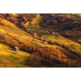 Fototapete papermoon "Landschaft", bunt, B:4,5m L:2,8m, Vlies, Tapeten