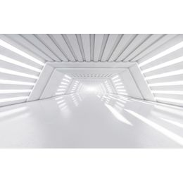 Fototapete papermoon "Abstrakt 3D Effekt", bunt, B:4m L:2,6m, Vlies, Tapeten