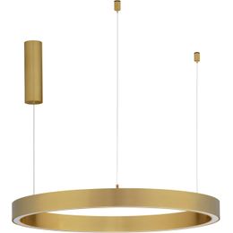 NOVA LUCE LED-H&auml;ngeleuchte "STING", gold, 1, &Oslash; 80cm, 1 Stk., Leuchten, Mit Leuchtmittel; H&ouml;henverstellbar