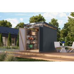 Ger&auml;tehaus Karibu "Titanium 2,5", anthrazit, Metall, Ger&auml;teh&auml;user