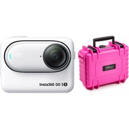 Insta360 GO 3S 128GB White + B&W Case Typ 500 pink - Dealpreis