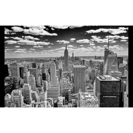 Fototapete papermoon "Manhattan Panorama", bunt, B:4m L:2,6m, Vlies, Tapeten