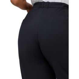 sheego Gro&szlig;e Gr&ouml;&szlig;en Jerseyhose in weiter Beinform, mit Dehnbund, tiefblau, Gr&ouml;&szlig;e 52 - Damen
