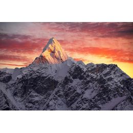 Fototapete papermoon "Schneeberg", bunt, B:4,5m L:2,8m, Vlies, Tapeten