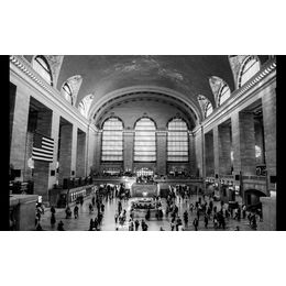 Fototapete papermoon "Hauptbahnhof New York", bunt, B:5m L:2,8m, Vlies, Tapeten