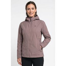 Sch&ouml;ffel Regenjacke SCH&Ouml;FFEL "Jacket Style Bohorok WMS", Damen, Gr. 40, twilight mauve, Obermaterial: 100% Polyester, Jacken Regenjacke, &Uuml;bergangsjacke mit wasserdichter Membran (10.000 mm Wassers&auml;ule)