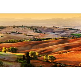 Fototapete papermoon "Toskana Landschaft", bunt, B:5m L:2,8m, Vlies, Tapeten