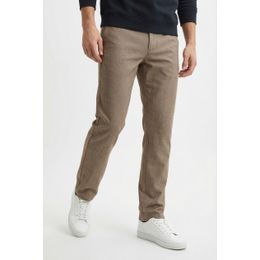Anzughose Selected "SLH175-SLIM ROBERT FLEX PANTS NOOS", Damen, Gr. 38, L&auml;nge 32, sand, Web, Obermaterial: 67% Polyester, 29% Viskose, 4% Elasthan, unifarben, slim fit kn&ouml;chellang, Hosen Anzughose