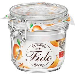 Vorratsglas Bormioli Rocco "Vorratsglas "Fido" 0,35l", transparent (klar), B:32cm H:9,7cm, Lebensmittelaufbewahrungsbeh&auml;lter, gefriergeeignet, luftdicht verschlie&szlig;bar