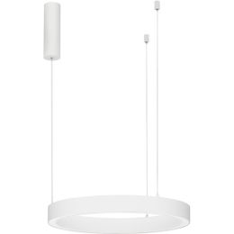 NOVA LUCE LED-H&auml;ngeleuchte "STING", wei&szlig;, 1, &Oslash; 60cm, 1 Stk., Leuchten, Mit Leuchtmittel; H&ouml;henverstellbar