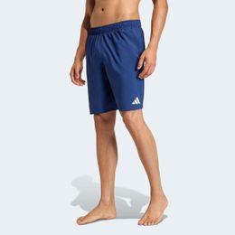 Badeshorts adidas Performance "8 ZOLL", Herren, Gr. S, N-Gr, dunkelblau, wei&szlig;, Obermaterial: 100% Polyester, Badehosen Badeshorts