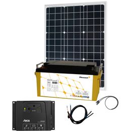 Solarmodul Phaesun "Energy Generation Kit Solar Rise", schwarz, Solarmodule, 50 W