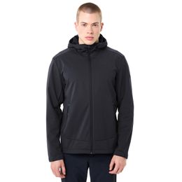 Softshelljacke Vaude "MEN'S EVERHIKE SOFTSHELL HOODY", Herren, Gr. XL, schwarz, Softshell, Obermaterial: 100% Polyester. Futter: 100% Polyester, unifarben, regular fit taillenbedeckt, Rundhals, eingesetzt gerader Abschluss, Jacken Softshelljacke, sportlicher Stil, winddicht, wasserabweisend, atmungsaktiv