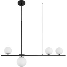 NOVA LUCE H&auml;ngeleuchten "IMPERO", schwarz, 4, H: 120cm, 1 Stk., Leuchten, Ohne Beleuchtung