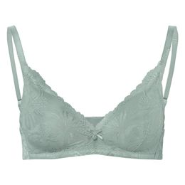 Tchibo - Softschalen-BH mit Spitze - Damen - Gr. 75C - gr&uuml;n