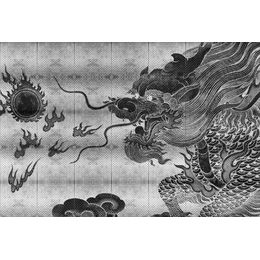 Livingwalls Fototapete LIVING WALLS "Walls by Patel Shenzen", silber (silberfarben), B:4m L:2,7m, Vlies, Tapeten, Vlies, Wand