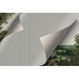 Livingwalls Fototapete LIVING WALLS "Walls by Patel Hidden Places", gr&uuml;n, B:4m L:2,7m, Vlies, Tapeten, Vlies, Wand