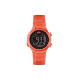 Chronograph Lacoste "LC33 Kids", apricot, Armbanduhren, Kinder, Chronograph, Quarzuhr, Armbanduhr, Silikonarmband, digital, Tag, Stoppfunktion
