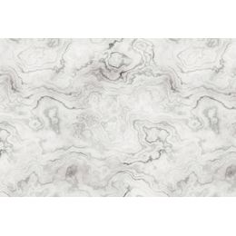 Livingwalls Fototapete LIVING WALLS "Walls by Patel Carrara 1", grau, B:4m L:2,7m, Vlies, Tapeten, Vlies, Wand, Schr&auml;ge
