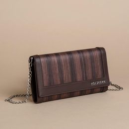 Holzkern Handtasche Uniqase Thriving (Esche/Silber) Clutch