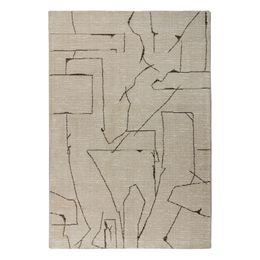 Teppich Kayoom "Napoli 536", creme, B:80cm H:18mm L:150cm, Polypropylen, Teppiche, Teppich, Kurzflor, Modernes Muster, Fu&szlig;bodenheizungsgeeignet, Wohnzimmer