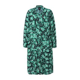 Ulla Popken Kleid Damen Gr&ouml;&szlig;e 46/48 grasgr&uuml;n / schwarz / wei&szlig; Sommerkleid