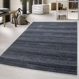 Teppich Ayyildiz Teppiche "Plus 8000" Gr. 2, grau, B:80cm H:6mm L:150cm, Kunstfaser, Teppiche, Teppich, L&auml;ufer, gestreifter Flachflor, robust, Webteppich, alle R&auml;ume