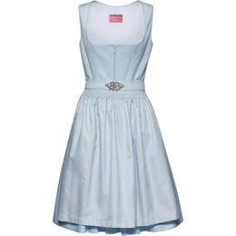 Kr&uuml;ger Dirndl Kr&uuml;ger Madl Midi-Dirndl Alisha Hellblau (Gr&ouml;&szlig;e: 40)