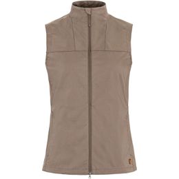 Fj&auml;llr&auml;ven Fj&auml;llr&auml;ven Damen Weste Abisko Suede Brown (Gr&ouml;&szlig;e: XL)