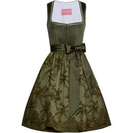 Kr&uuml;ger Dirndl Kr&uuml;ger Madl Samtdirndl Gr&uuml;n (Gr&ouml;&szlig;e: 40)