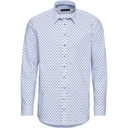 Reitmayer Hemd mit Hirschmuster Blau (Gr&ouml;&szlig;e: 43)